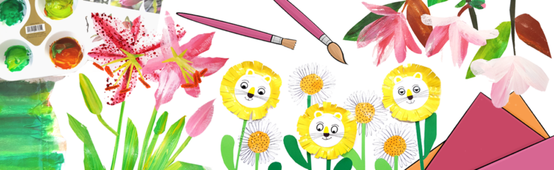 Flowers Art Lesson Plans - Creative Kids Art Lessons