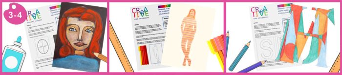 All About Me Art Lesson - K-6 Art Lesson Plans