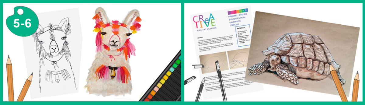 Ecuador & Peru Art Lesson Plans - K-6 Art Lessons