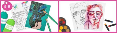 All About Me Art Lesson - K-6 Art Lesson Plans