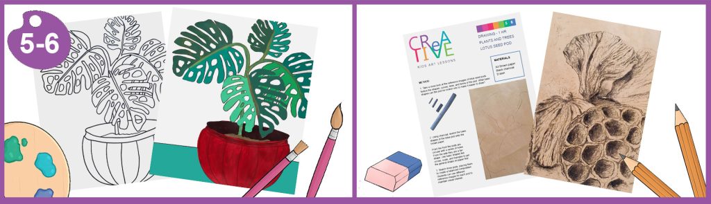 Trees & Plants Art Lesson Plans - Creative Kids Art Lessons