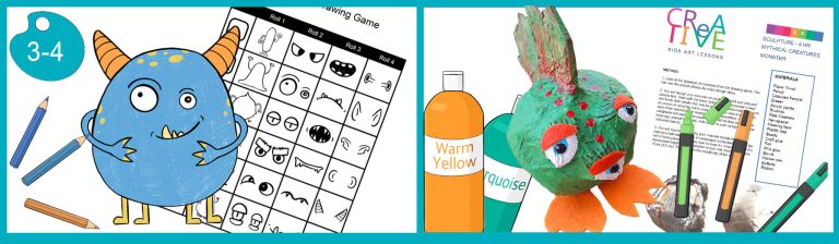 Mythical Creatures Art Lesson Plans - K-6