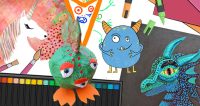 Mythical Creatures Art Lesson Plans - K-6