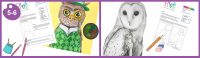 Owl Art Lesson Plans - Creative Kids Art Lessons