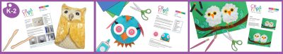 Owl Art Lesson Plans - Creative Kids Art Lessons