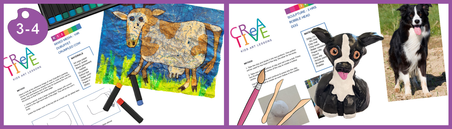 Farm Animal Art Lesson Plans - Creative Kids Art Lessons