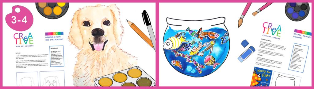 Pets - Art Lesson Plans - K-6 Art Lessons