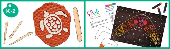 Australian Aboriginal Art Lesson plans for teachers