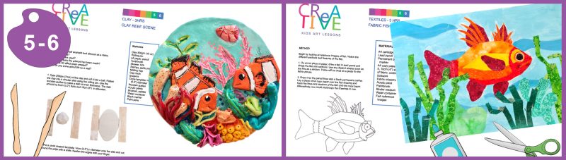 Fish Art Lesson Plans - Creative Kids Art Lessons