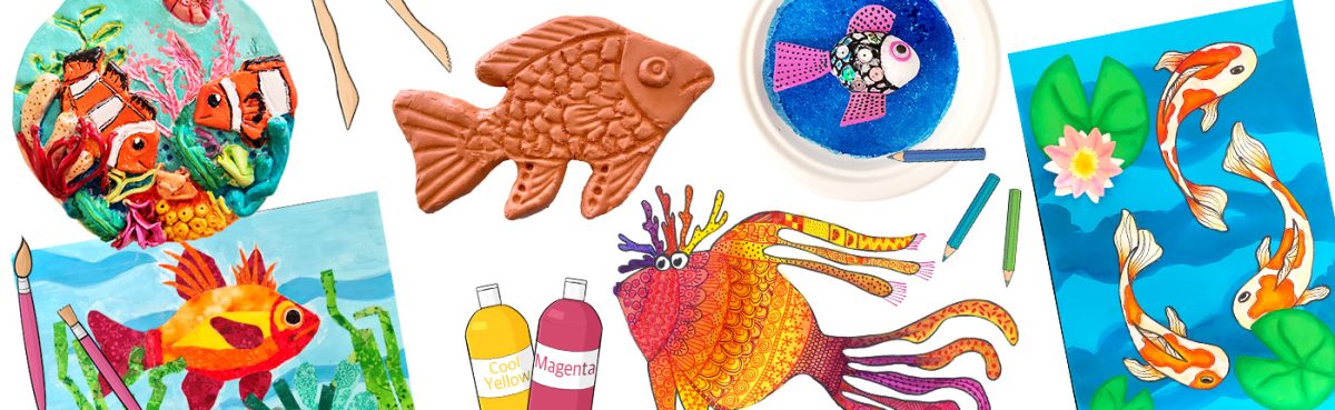 Fish Art Lesson Plans - Creative Kids Art Lessons