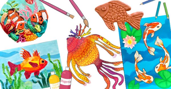 Fish Art Lesson Plans - Creative Kids Art Lessons
