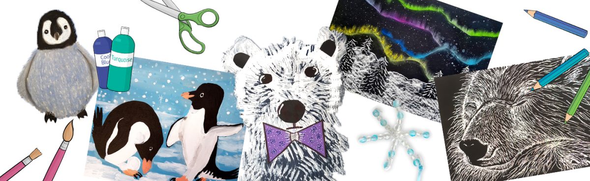 Arctic and Antarctic Art Lesson Plans - Creative Kids Art Lessons