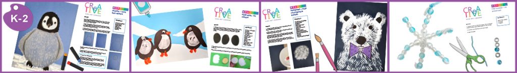 Arctic and Antarctic Art Lesson Plans - Creative Kids Art Lessons